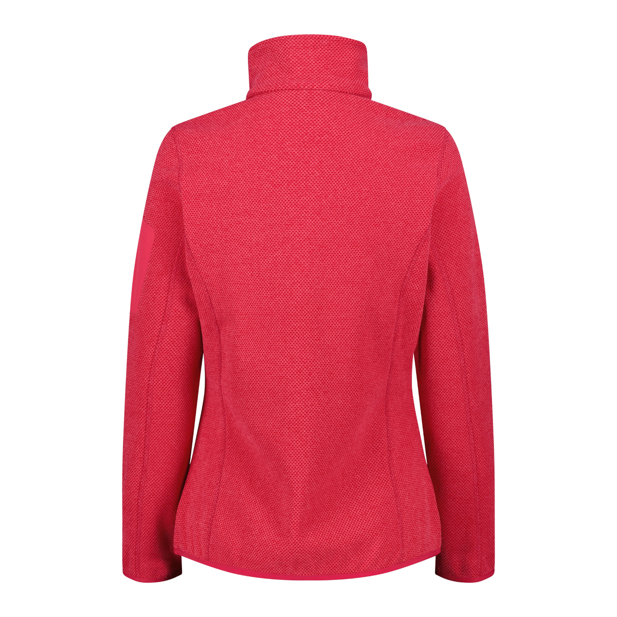 CMP Women's Jacquard Knit-Tech Heavy Full Zip Fleece (Red Carminio/Pin ...