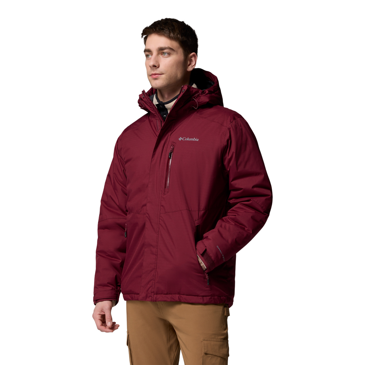 Columbia Men's Oak Harbor II Waterproof Insulated Jacket (Rich Wine ...