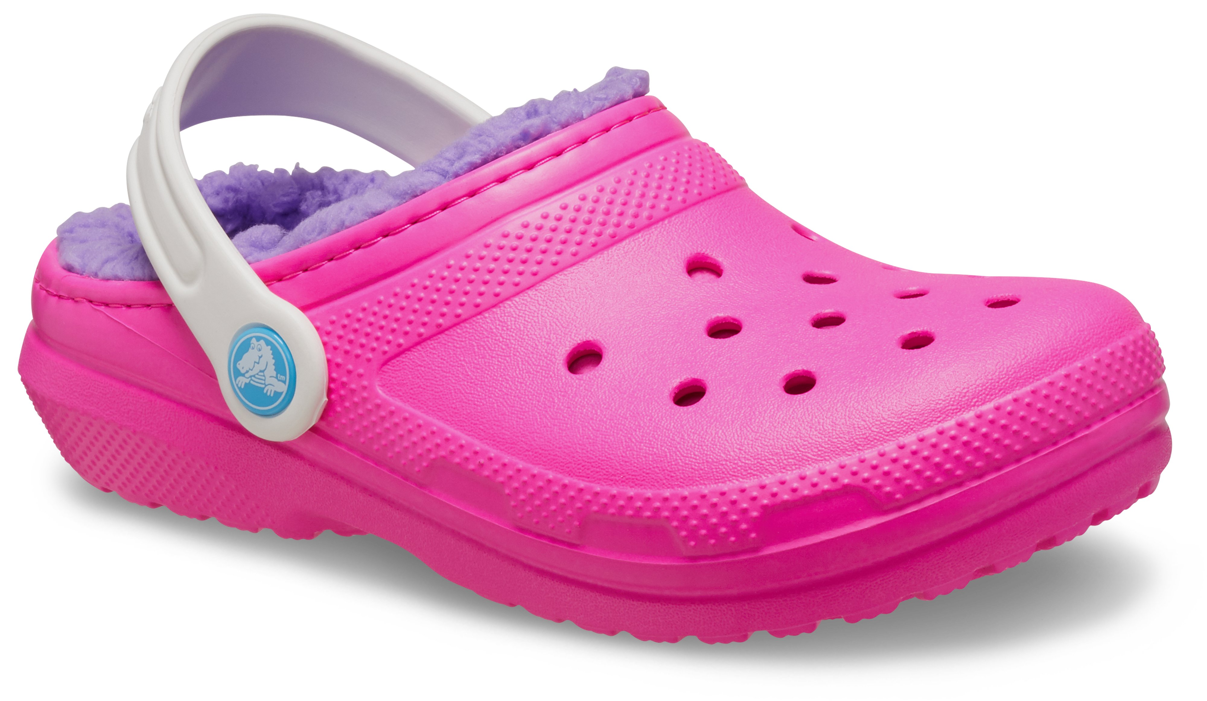 Crocs Classic Fuzz Lined Clogs Toddler Pink Crush Multi Sizes C6 C Landers Outdoor World Ireland s Adventure Outdoor Store