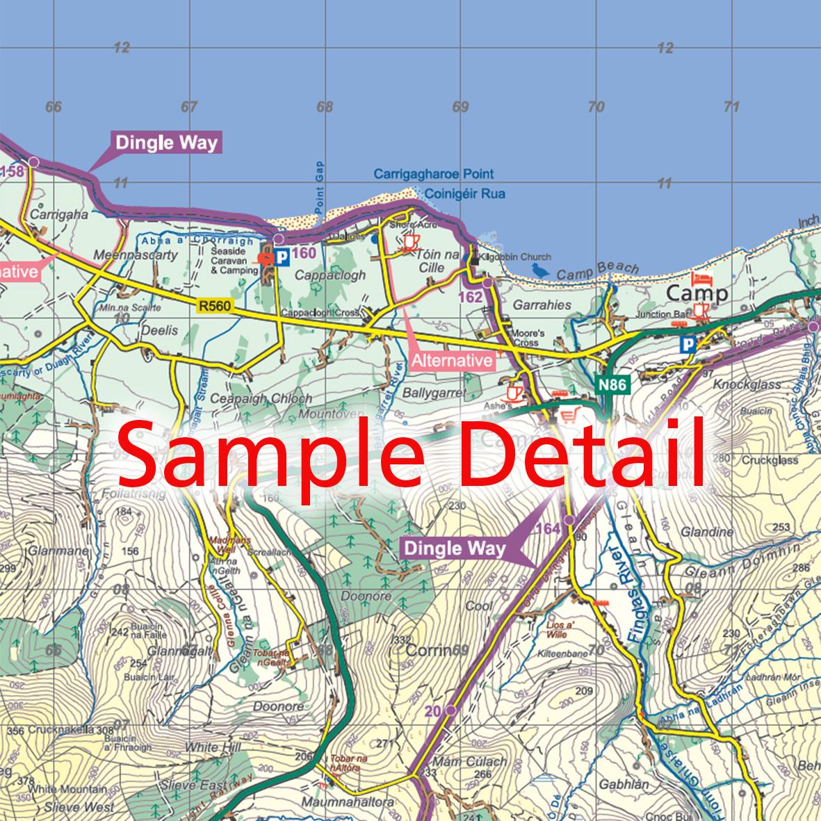 EastWest Mapping Dingle Way Waterproof Map (1:40,000) – Landers Outdoor ...