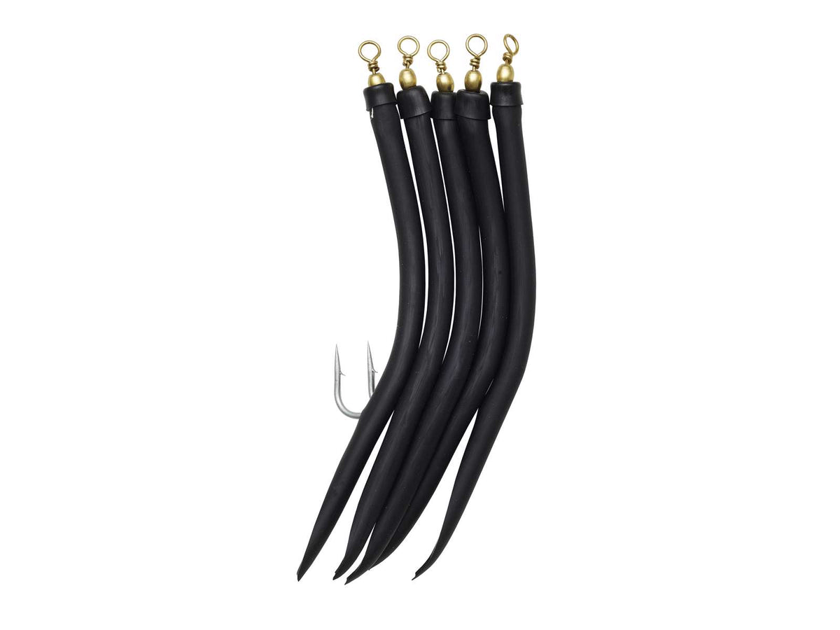 Kinetic Gummi-Makk Soft Lure (#4/0)(Black)(5 Pack) – Landers Outdoor ...