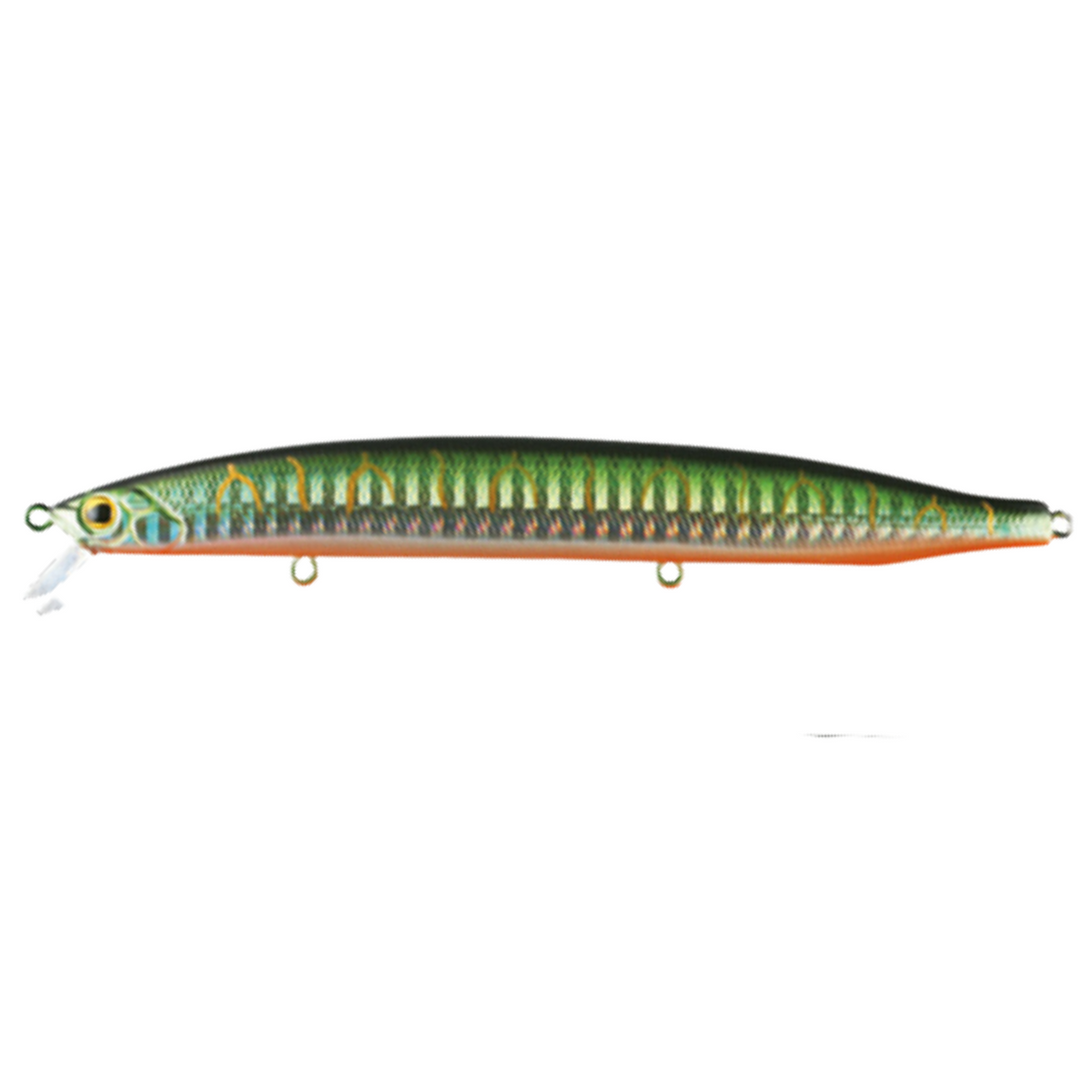 Nomura Yori Hard Body Lure (13cm/Floating/17g)(Light Green Mack ...