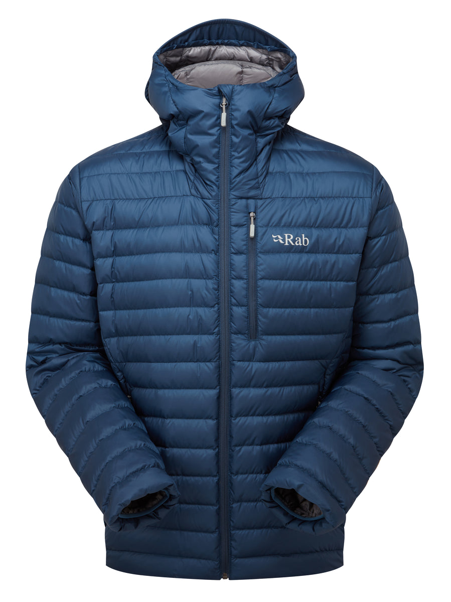 Rab Men's Microlight Alpine Insulated Down Jacket (Tempest Blue ...