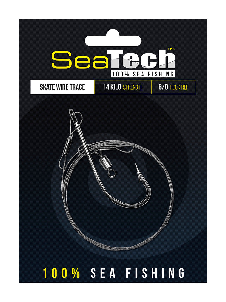 Sea Tech Skate Wire Trace 14kg 6/0 Hook – Landers Outdoor World ...